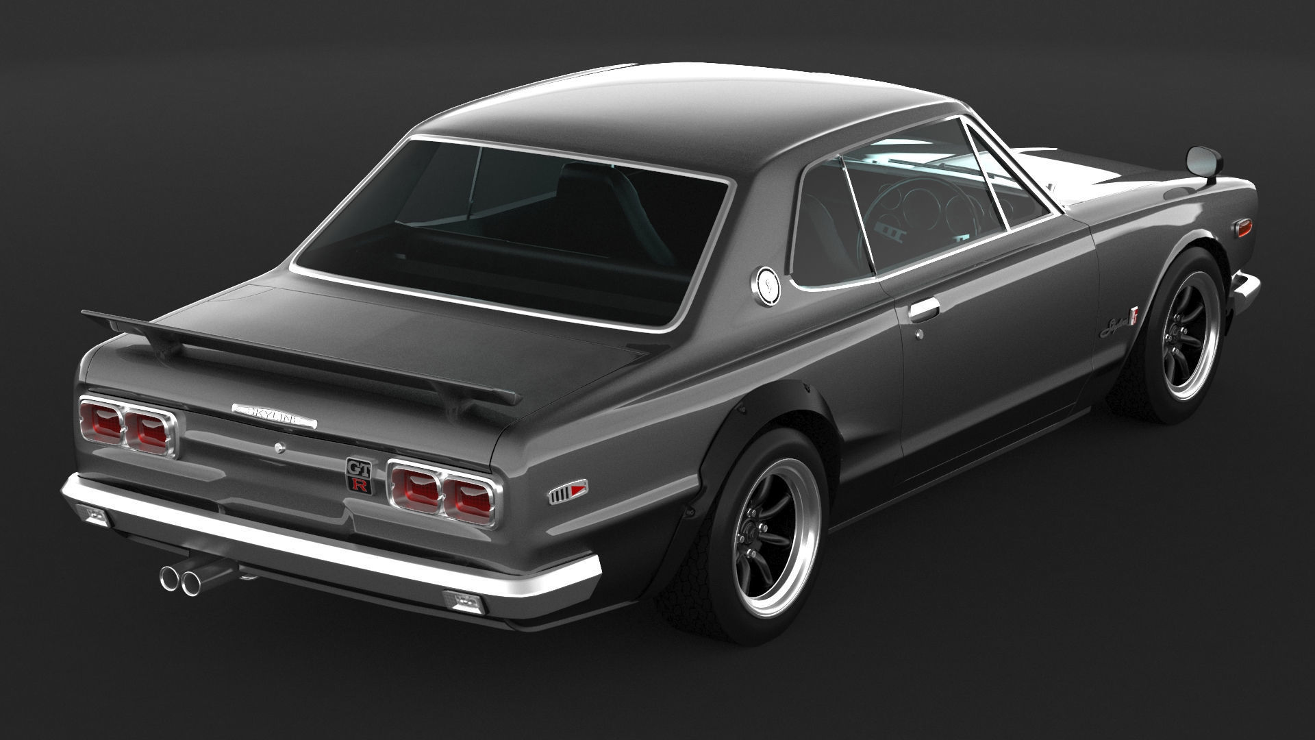 Nissan Skyline GT-R 3D model | CGTrader