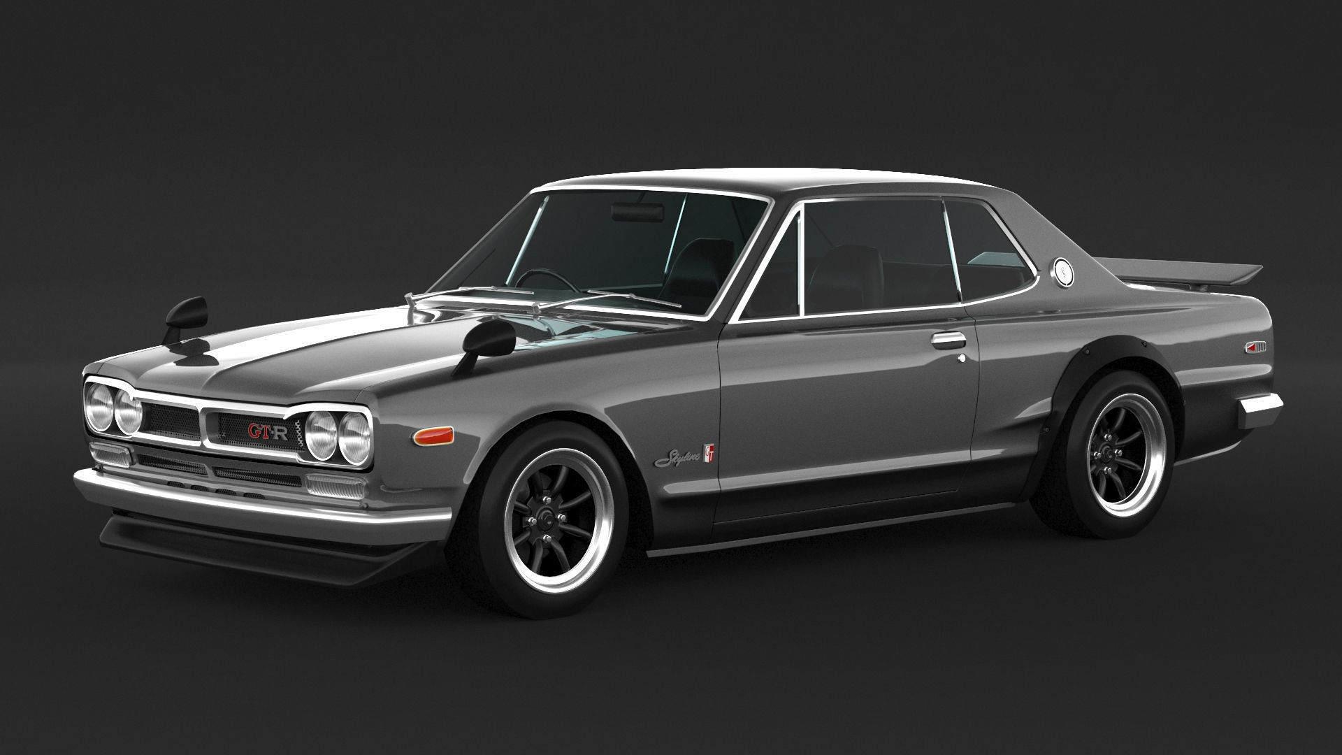 Nissan Skyline GT-R 3D model | CGTrader
