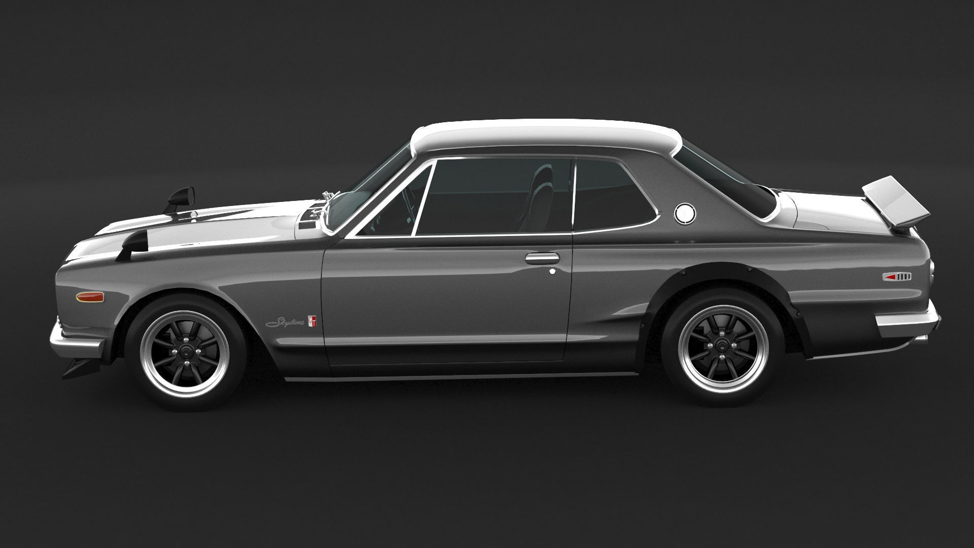 Nissan Skyline GT-R 3D model | CGTrader