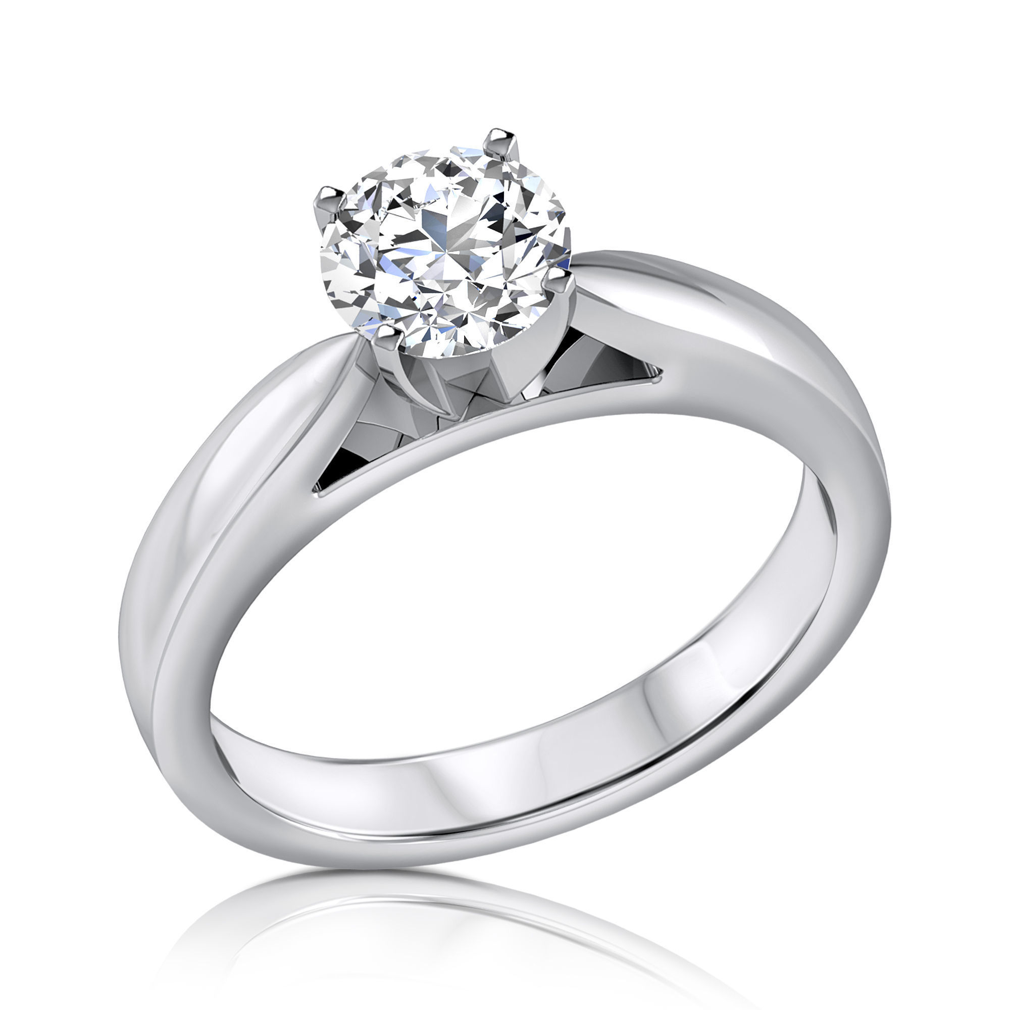 engagement ring 3D model 3D printable | CGTrader