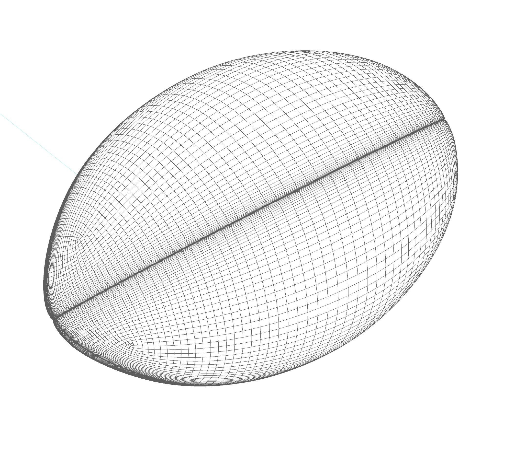 Modern Rugby Ball 3D model | CGTrader