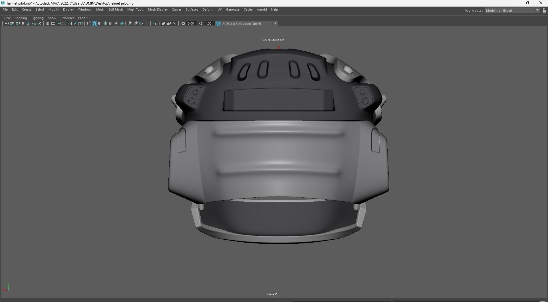 3D model helmet pilot VR / AR / low-poly | CGTrader