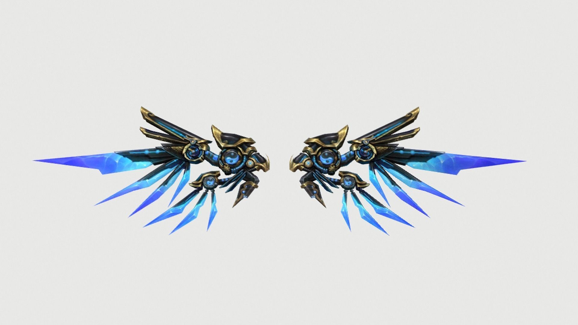 3D model Scifi Metal Wing VR / AR / low-poly | CGTrader