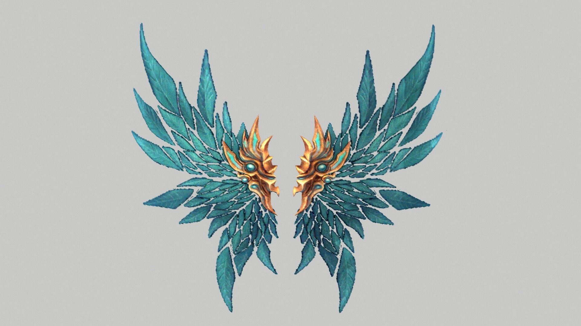 3D model Futuristic Wing VR / AR / low-poly | CGTrader