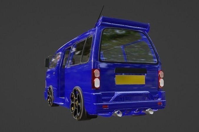 MOBIL ANGKOT RIG ANIMATION 3D model animated rigged | CGTrader