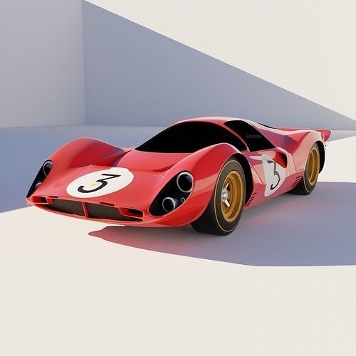 Ferrari 330 P4 3D model | CGTrader
