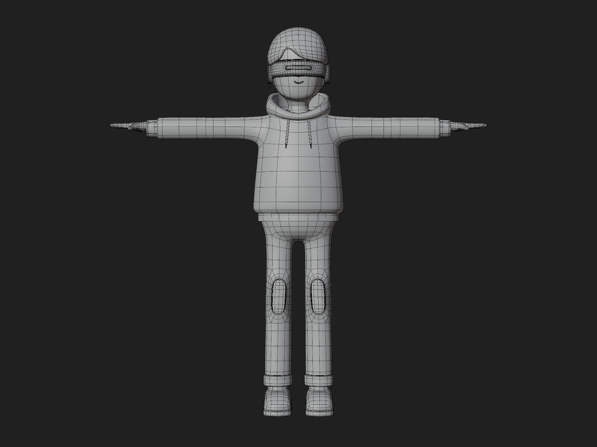 VR Character cartoon man boy futuristic with VR Glasses casual free 3D ...