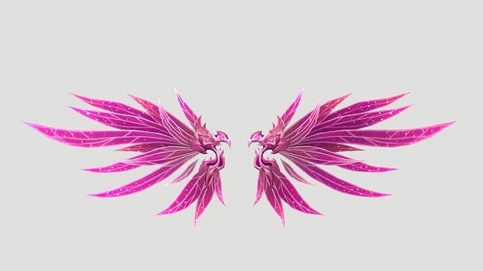 3D model Futuristic Wing VR / AR / low-poly | CGTrader