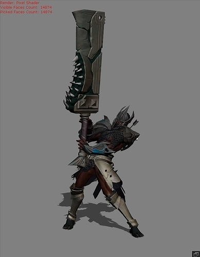 3D model Hanzo Undead King Skin 02 VR / AR / low-poly | CGTrader