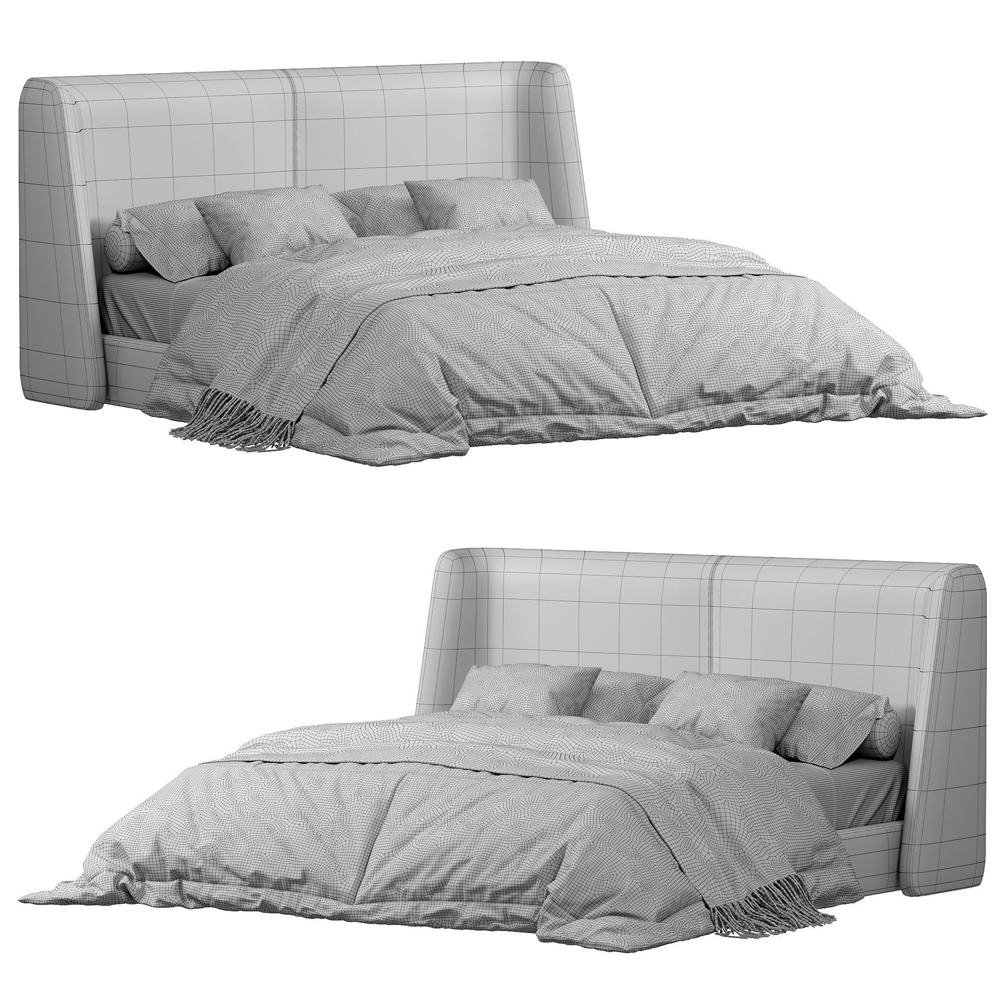 CHLOE Bed By Poliform 3D model | CGTrader