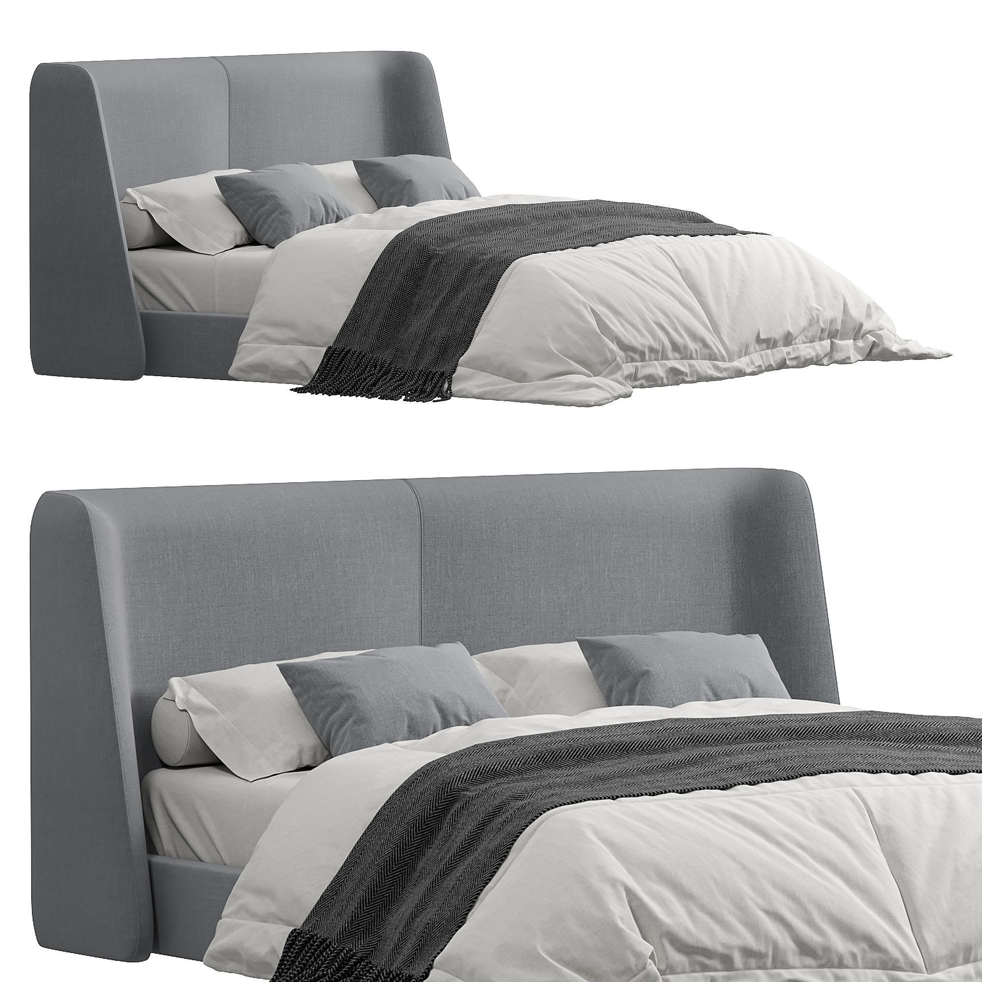 CHLOE Bed By Poliform 3D model | CGTrader