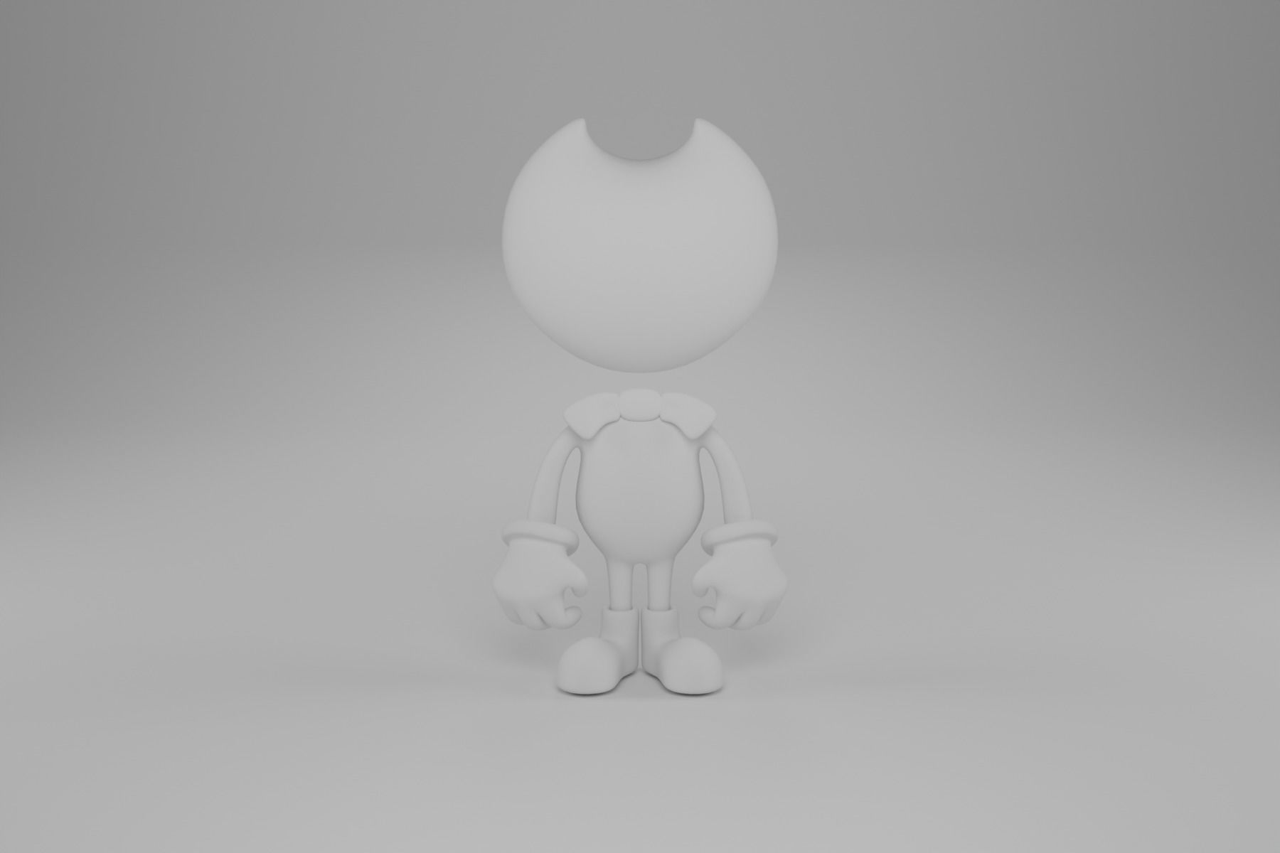 3D model Bendy The Ink Demon Game-Ready 3D Character Model VR / AR ...