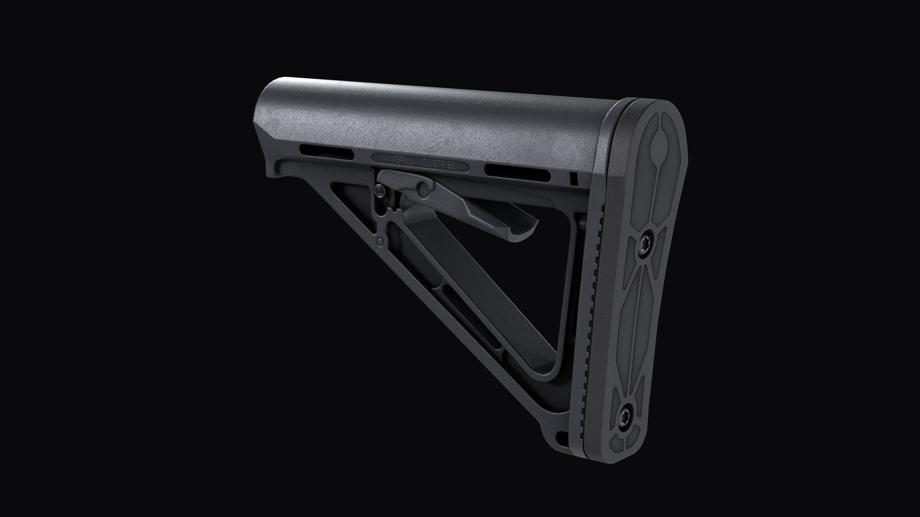 3D model Magpul MOE Carbine ButtStock M4 AR VR / AR / low-poly | CGTrader