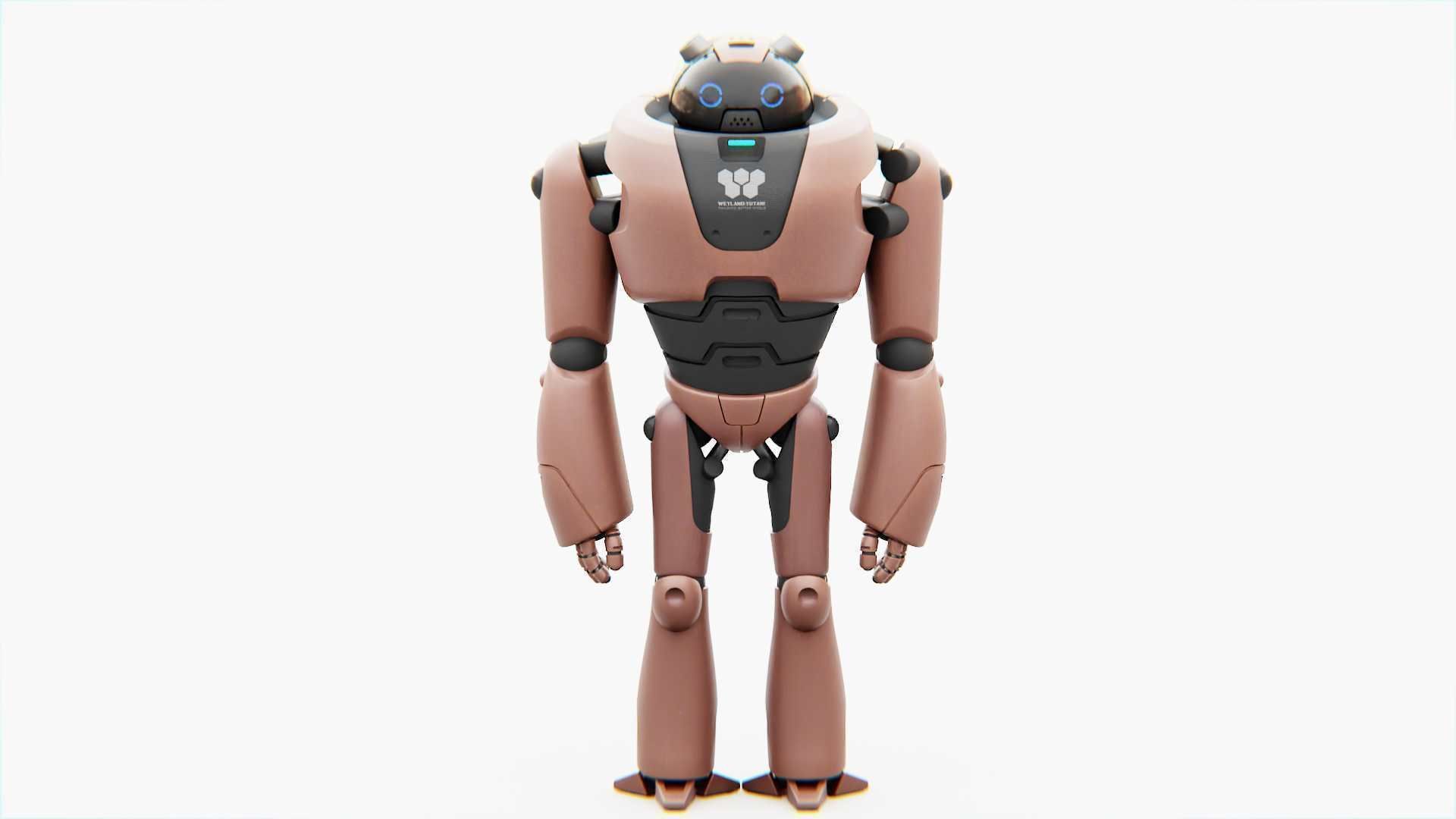 TOY BOT TILO RIGGED 3D model rigged | CGTrader