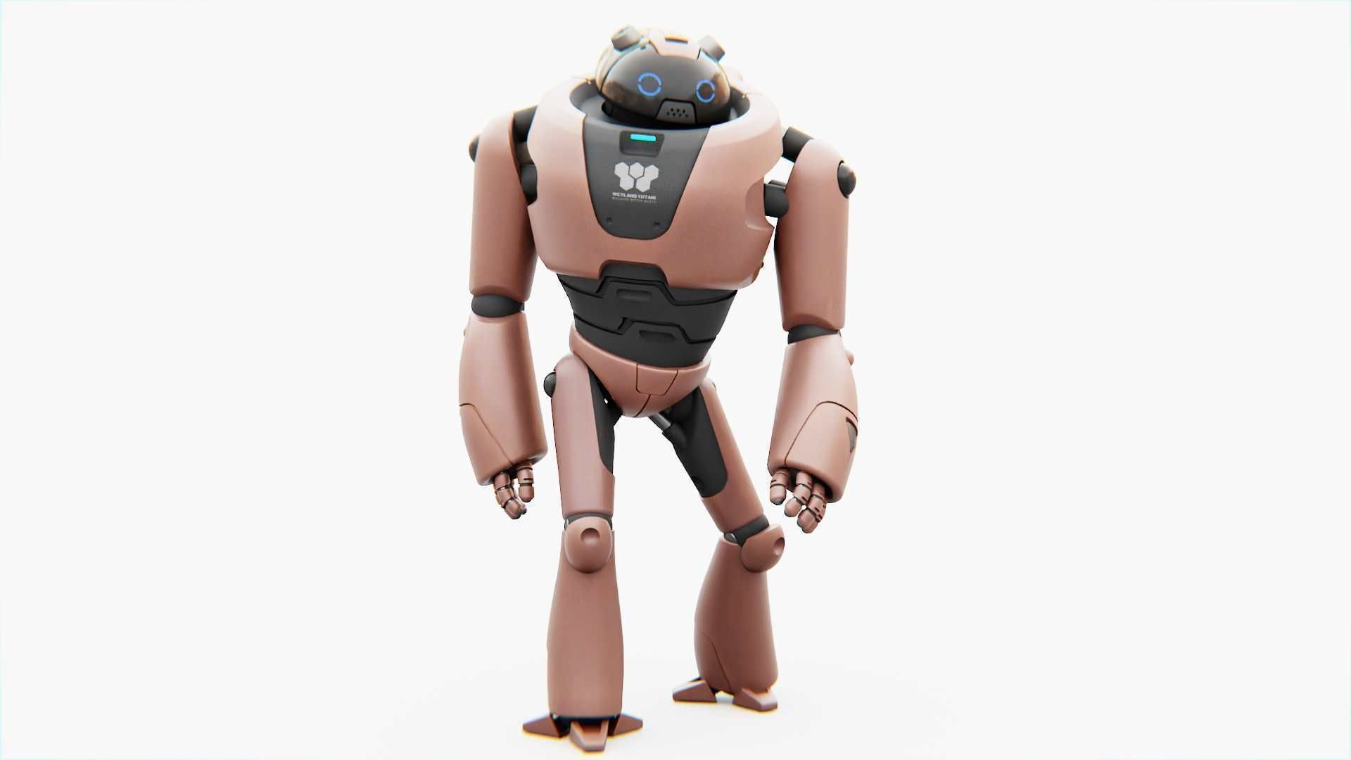 TOY BOT TILO RIGGED 3D model rigged | CGTrader