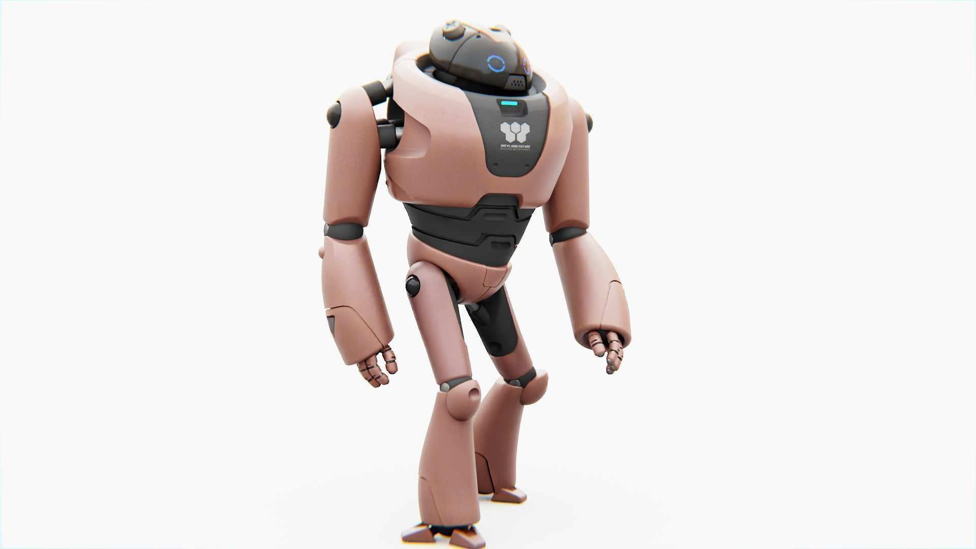 TOY BOT TILO RIGGED 3D model rigged | CGTrader