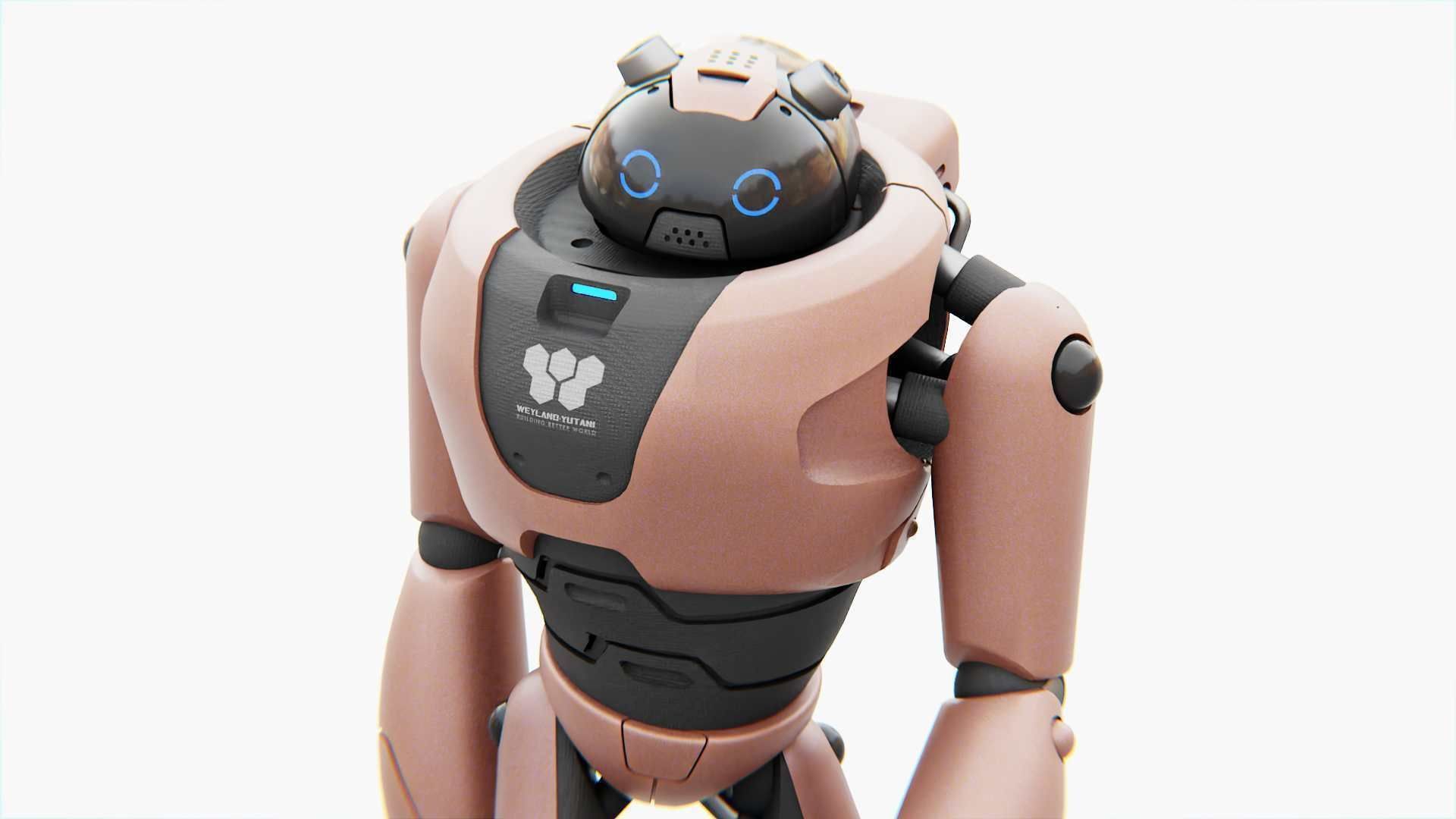 TOY BOT TILO RIGGED 3D model rigged | CGTrader