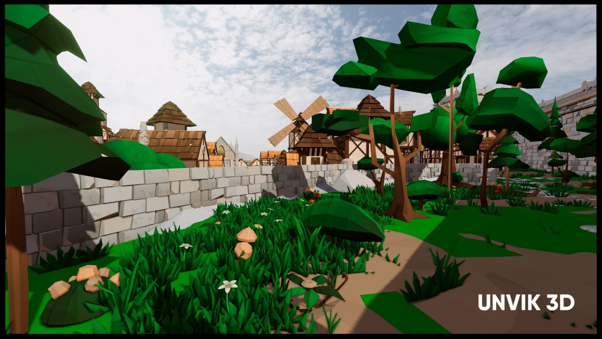 3D model Vegetation Kitbashing VR / AR / low-poly | CGTrader