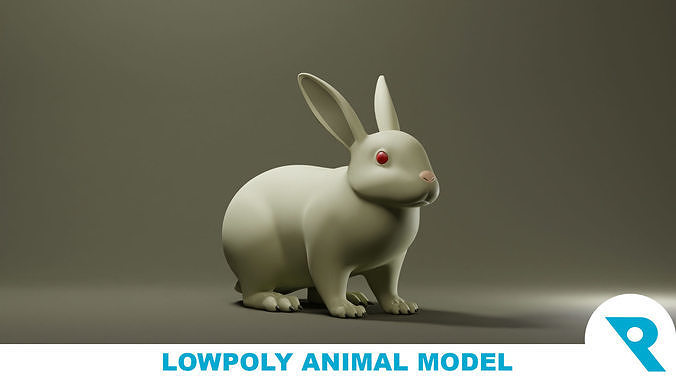 3D model Rabbit Base Mesh VR / AR / low-poly | CGTrader