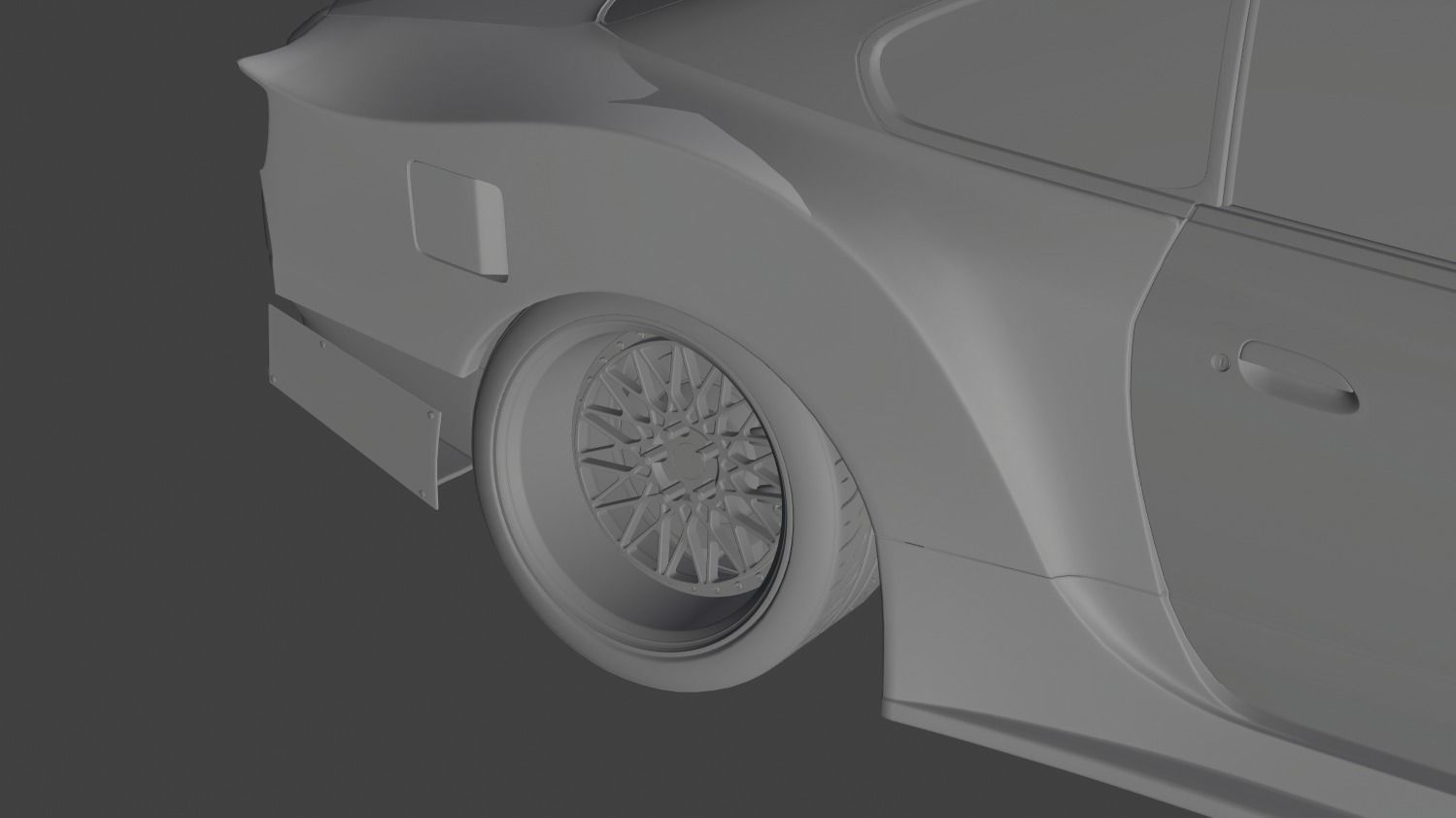 3D model Neo Style GT Body Kit for GT6 S15 Silvia Base VR / AR / low ...