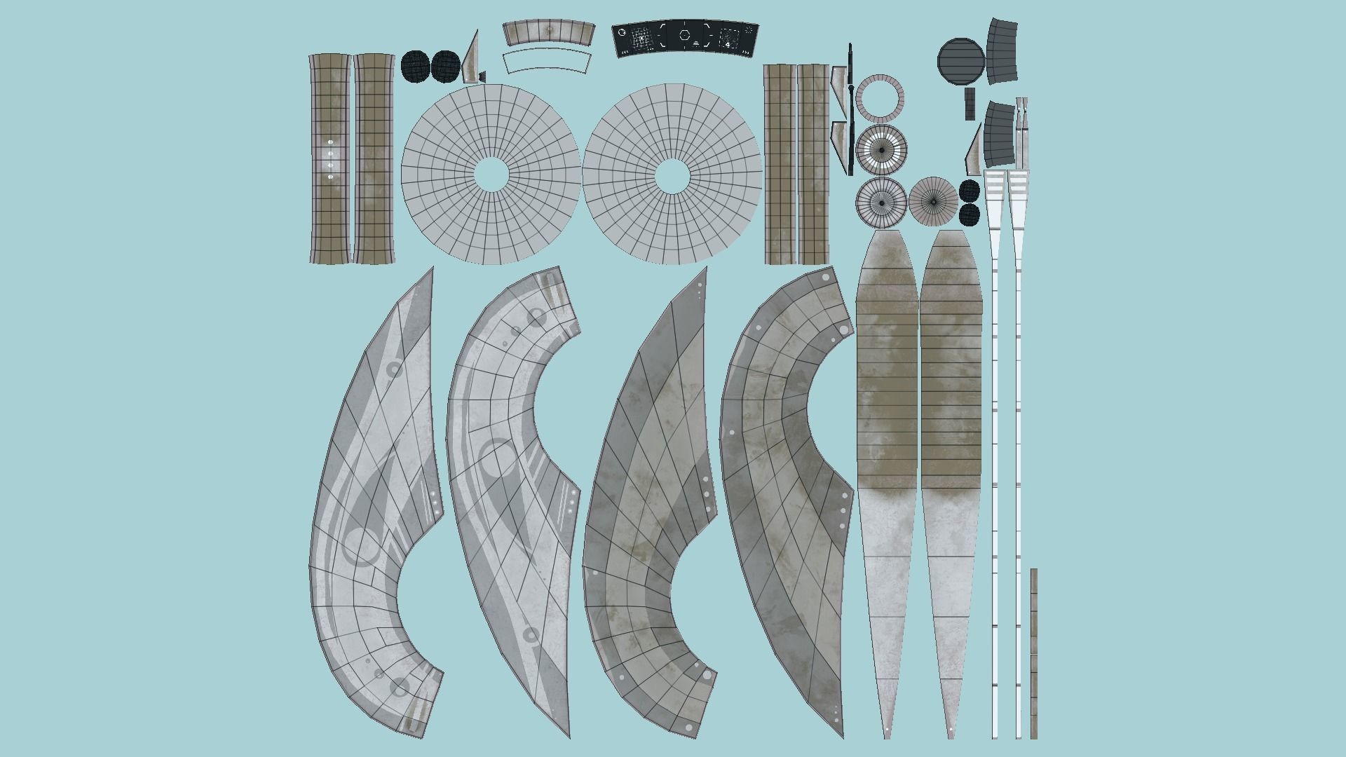 3D model Alien Spaceship UFO I09 Full White - Sci Fi Spacecraft Design ...