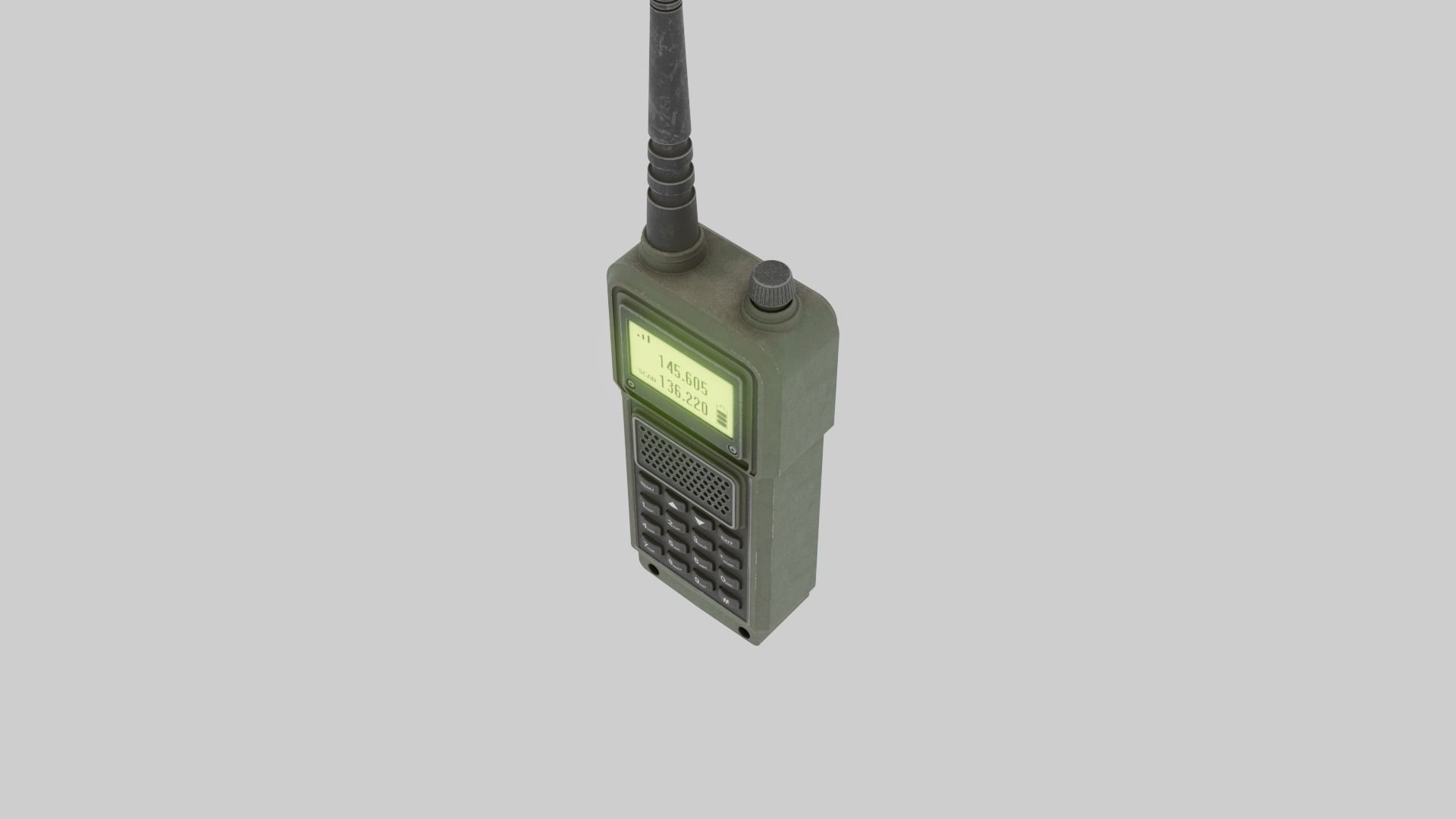 Handheld Radio - military free 3D model | CGTrader