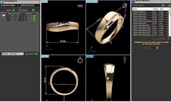 Band 3dm Render Details 3D model 3D printable | CGTrader