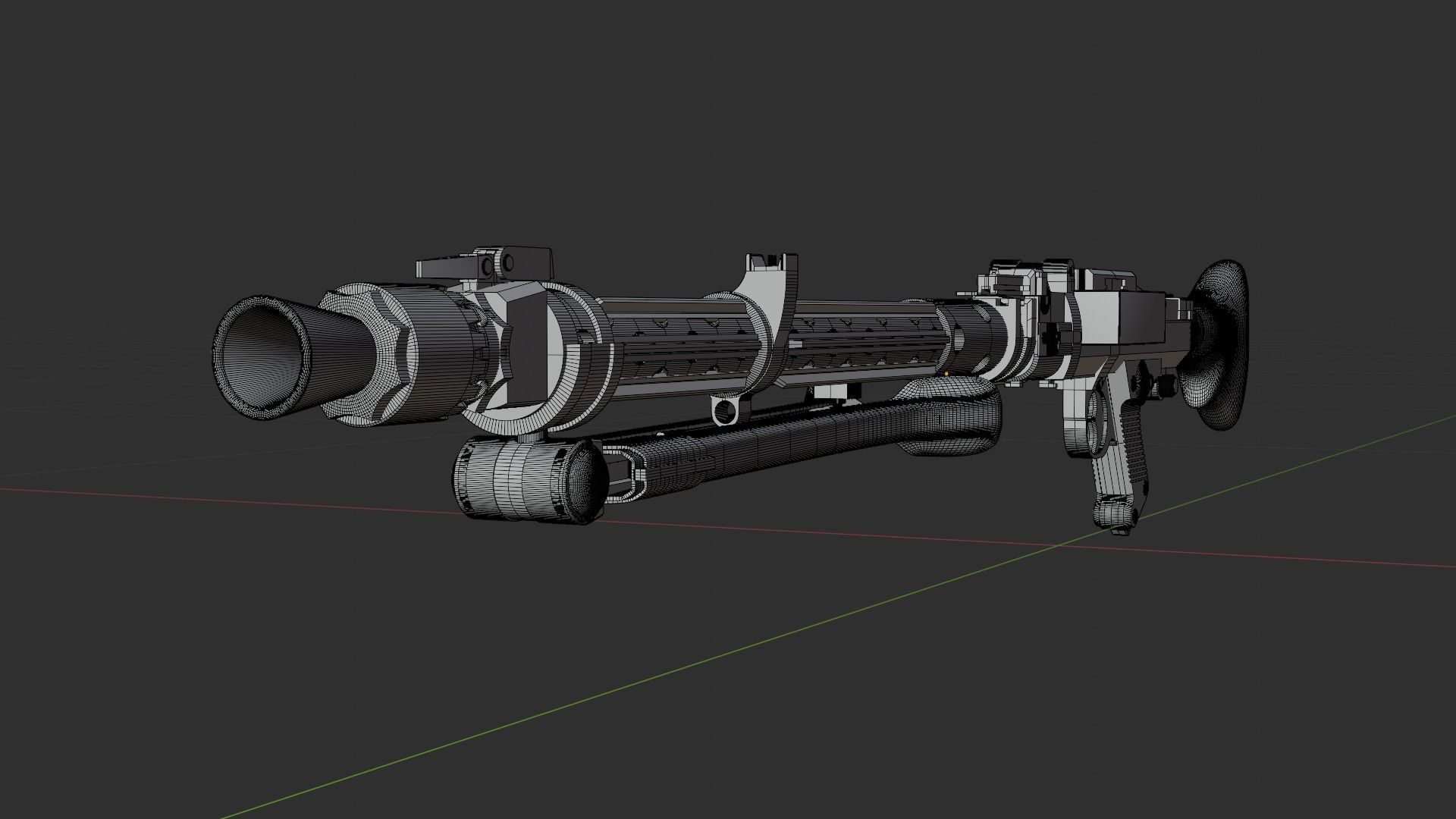 DLT-19 Heavy Blaster Rifle 3D model | CGTrader