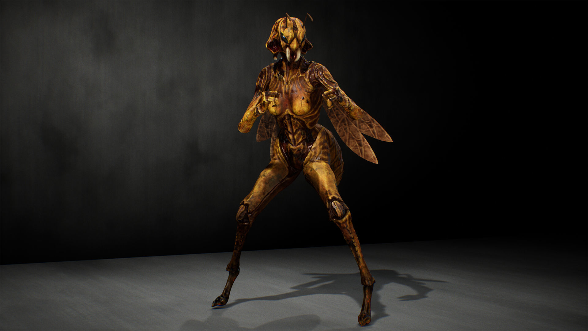 3D model Bee Girl VR / AR / low-poly | CGTrader