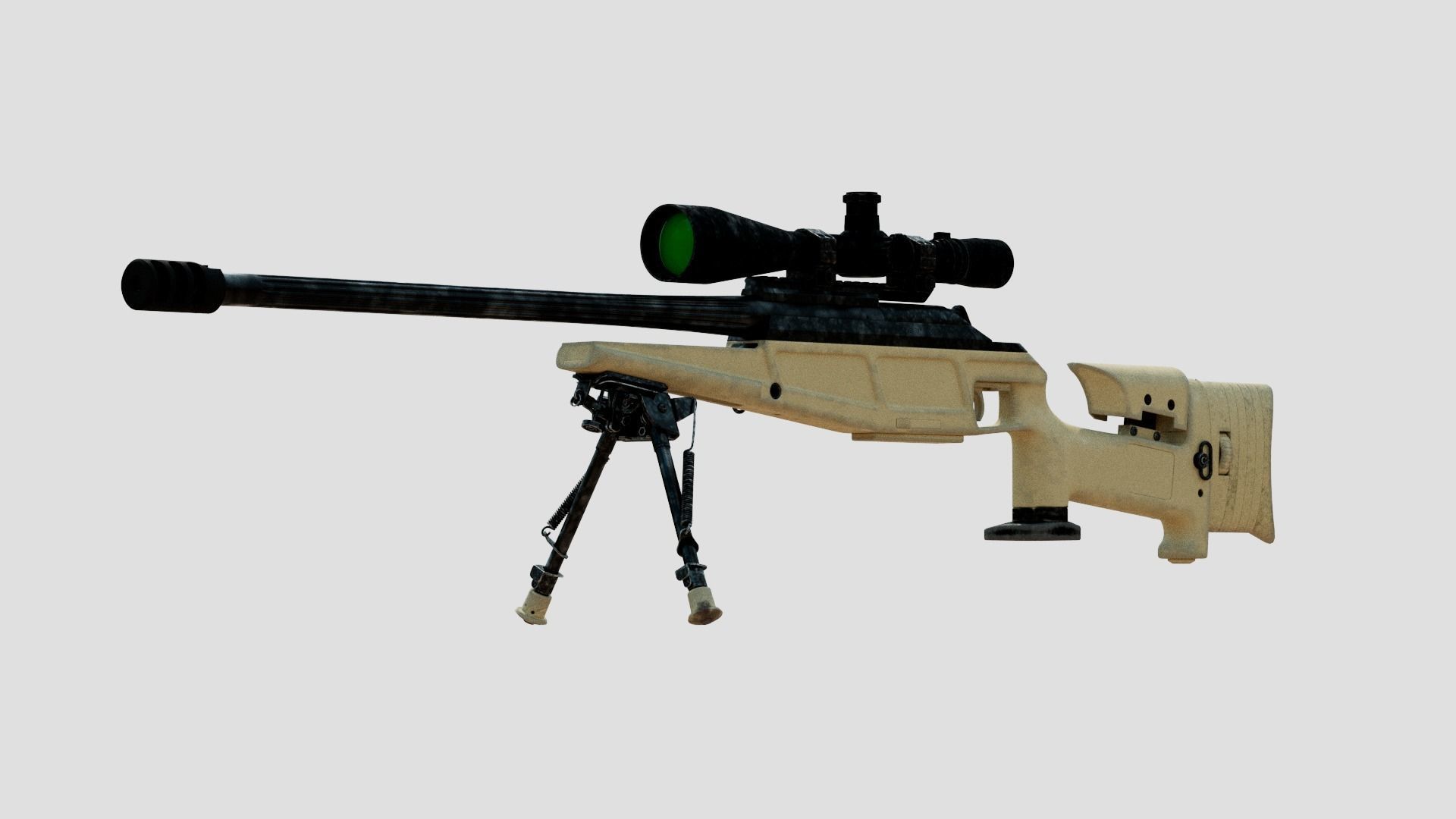 3D model SIG Blaser R93 LRS2 Tactical VR / AR / low-poly | CGTrader