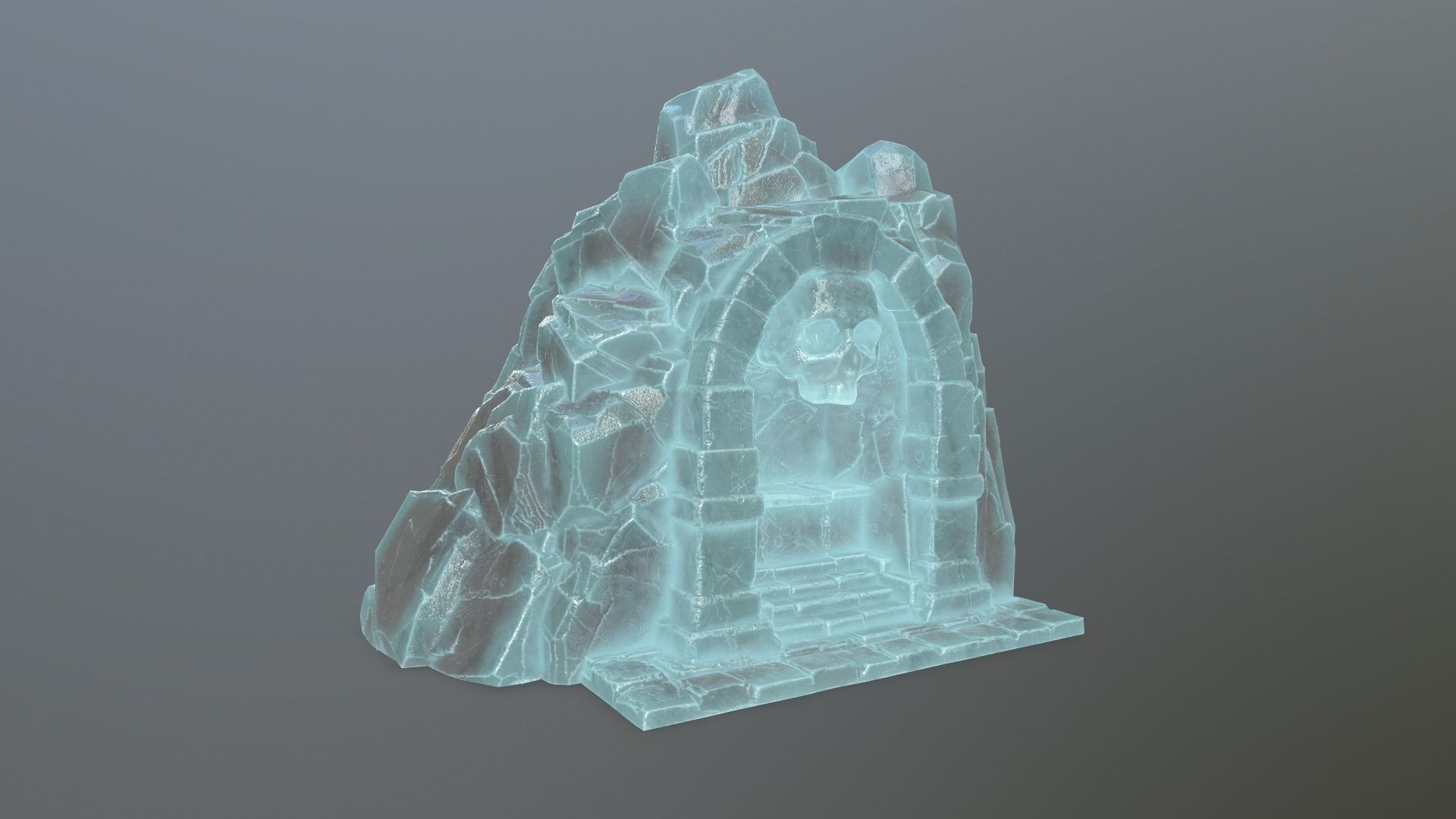 3D model Skull Altar VR / AR / low-poly | CGTrader
