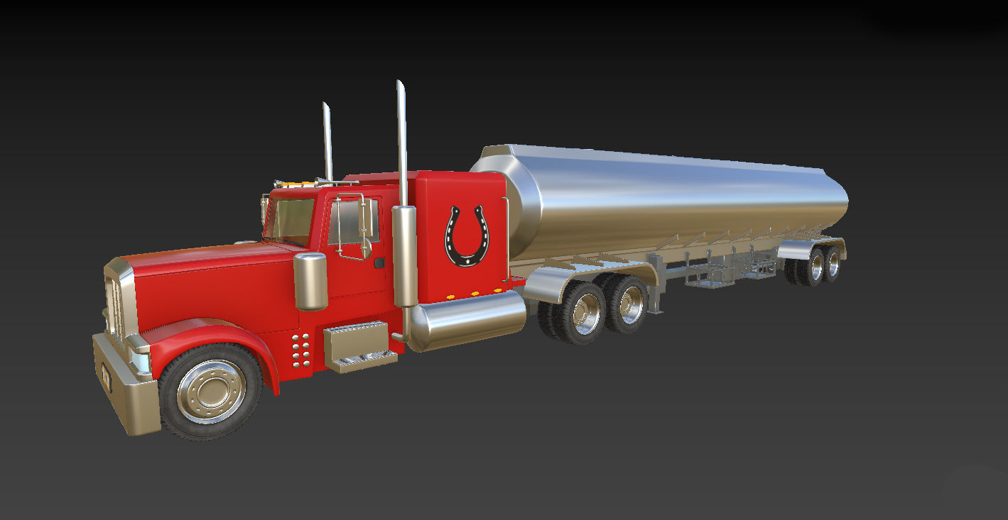 Tanker Truck 3D model | CGTrader