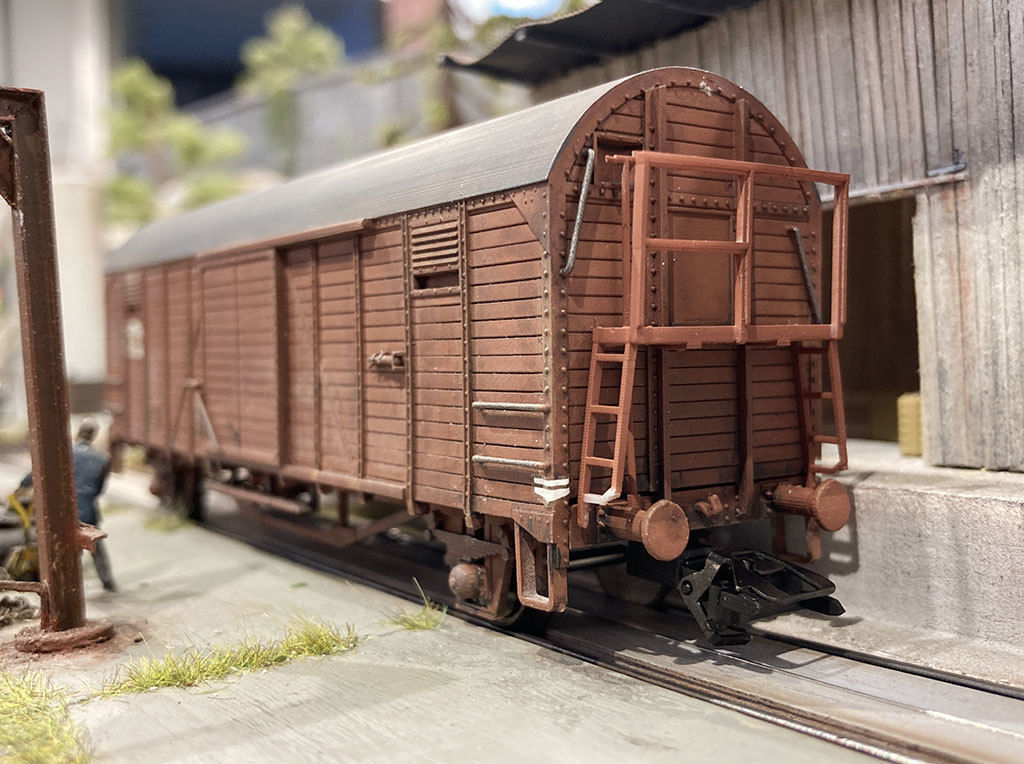 ROLLS-0023 Swedish SJ Litt G Freight Car H0-scale 3D model 3D printable ...