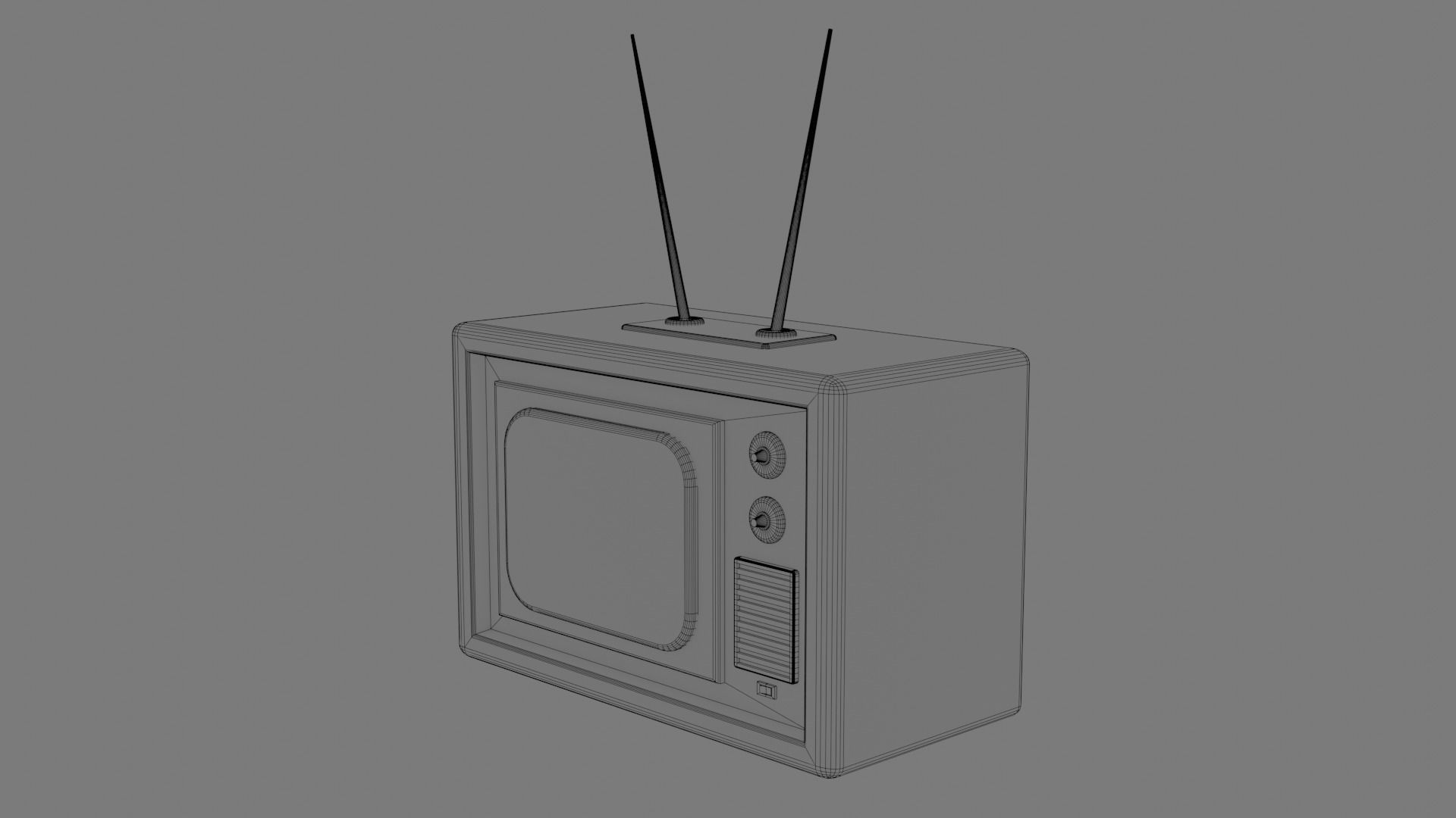 3D model Television Low-poly 3D model VR / AR / low-poly | CGTrader