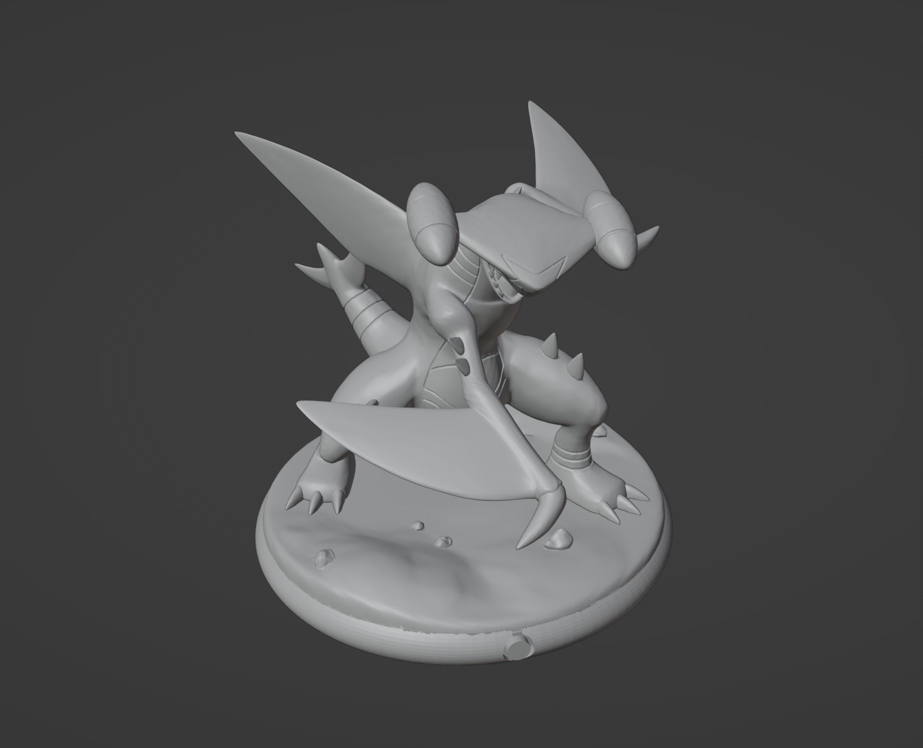Garchomp pokemon 3D print model 3D model 3D printable | CGTrader