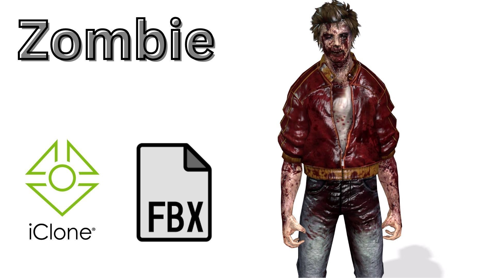 Zombie 3D Model Character 3D model | CGTrader