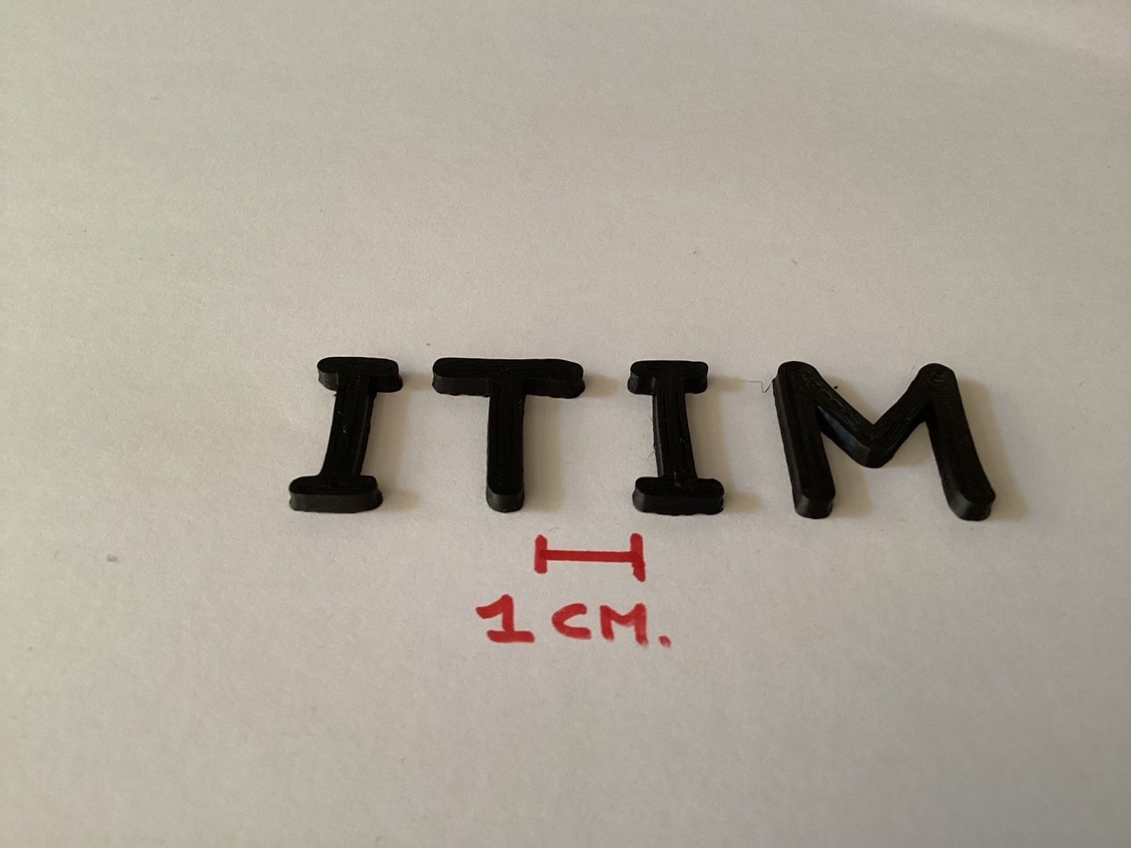 ITIM uppercase and lowercase 3D Letters STL FILE 3D model 3D printable | CGTrader