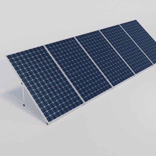 Solar panels 3D model | CGTrader