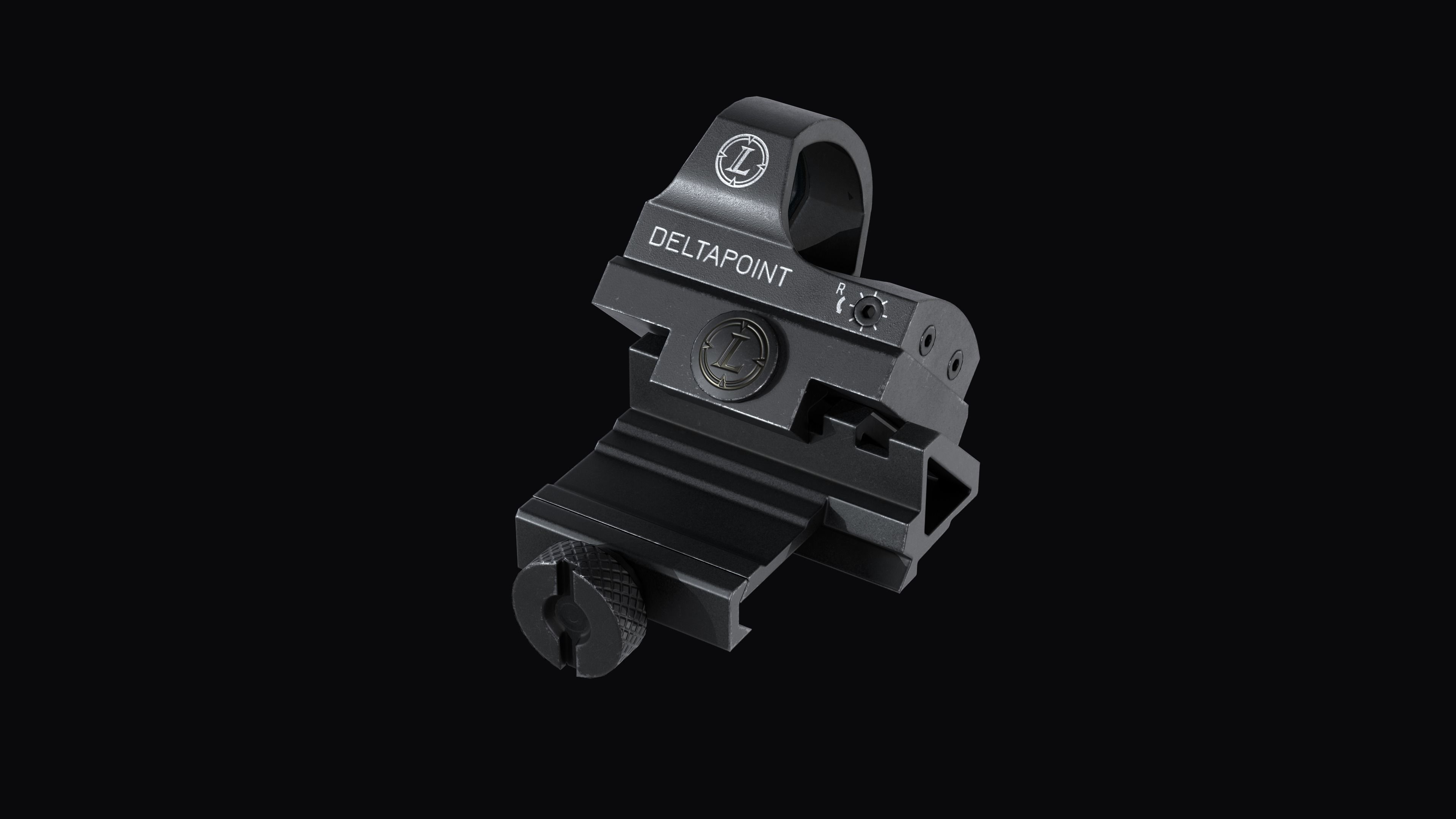 3D model Leupold DeltaPoint Red dot sight 45 Degree Angled VR / AR ...
