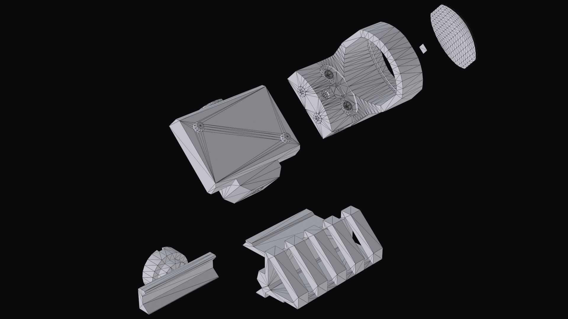 3D model Leupold DeltaPoint Red dot sight 45 Degree Angled VR / AR ...