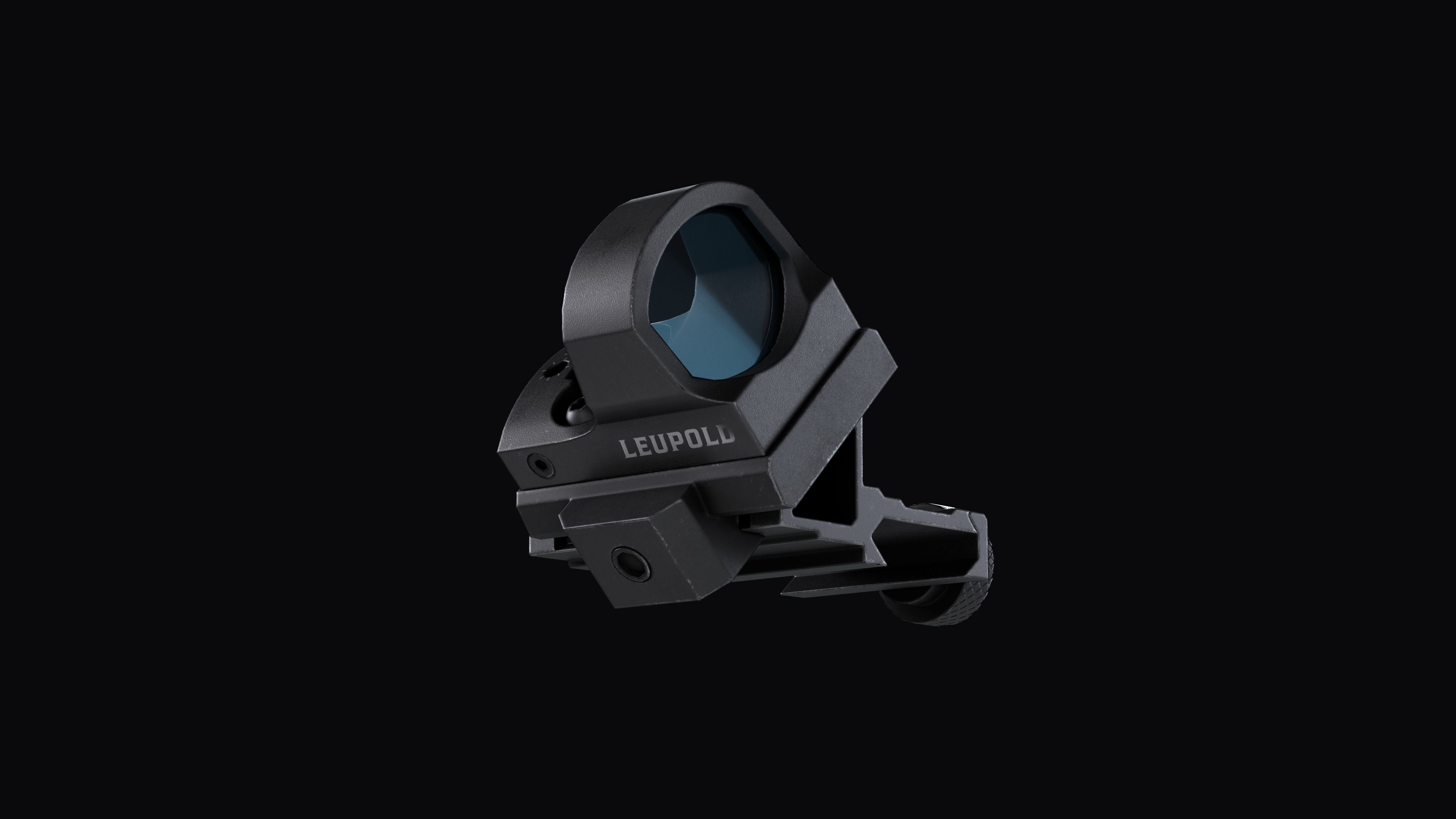 3D model Leupold DeltaPoint Red dot sight 45 Degree Angled VR / AR ...