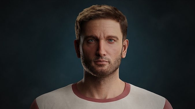 Character Michel 3D model rigged | CGTrader