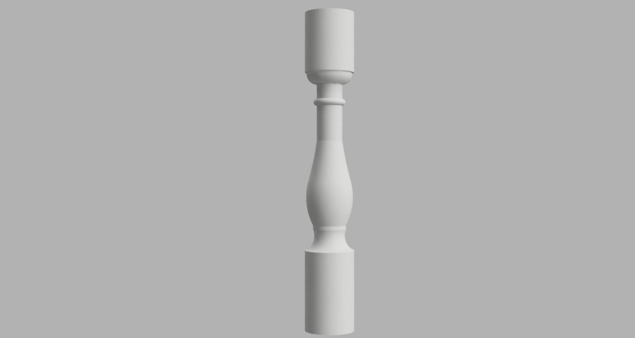 baluster and table leg 3D model | CGTrader