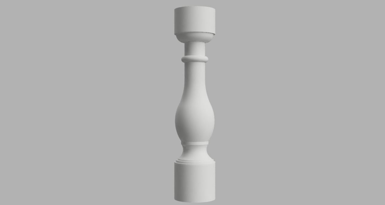 baluster and table leg 3D model | CGTrader