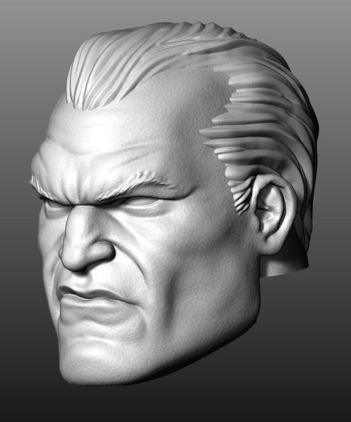 Punisher -Olivetti- Style 3D model 3D printable | CGTrader