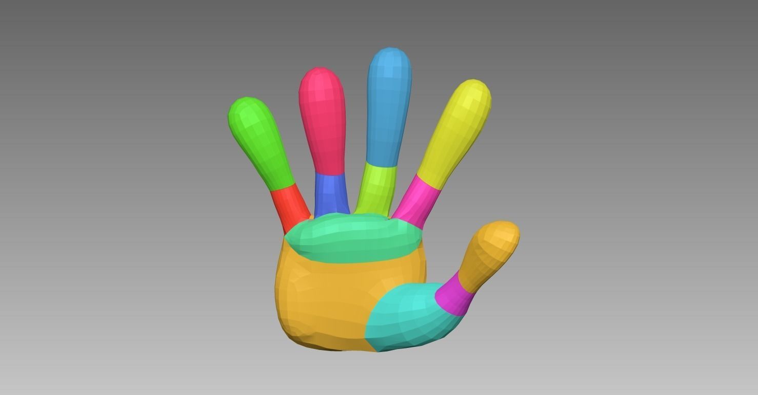 3D model 5 Stylized Hands VR / AR / low-poly | CGTrader