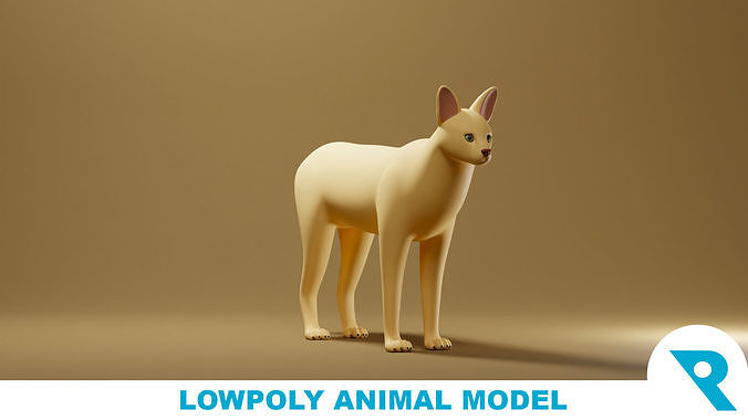 3D model Serval Base Mesh VR / AR / low-poly | CGTrader