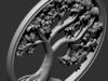 Tree Bas Relief 3D model for cnc 3d printing 3D model 3D printable ...