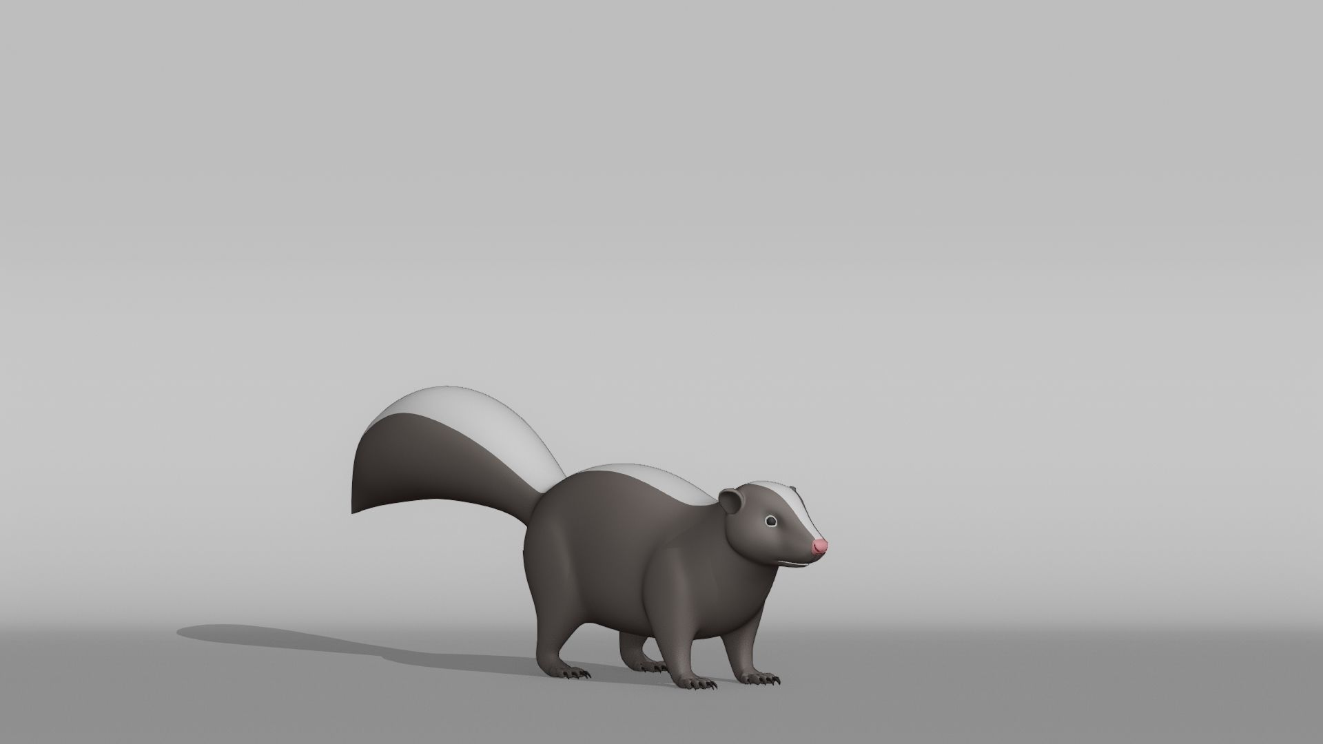 3D model Skunk Base Mesh VR / AR / low-poly | CGTrader
