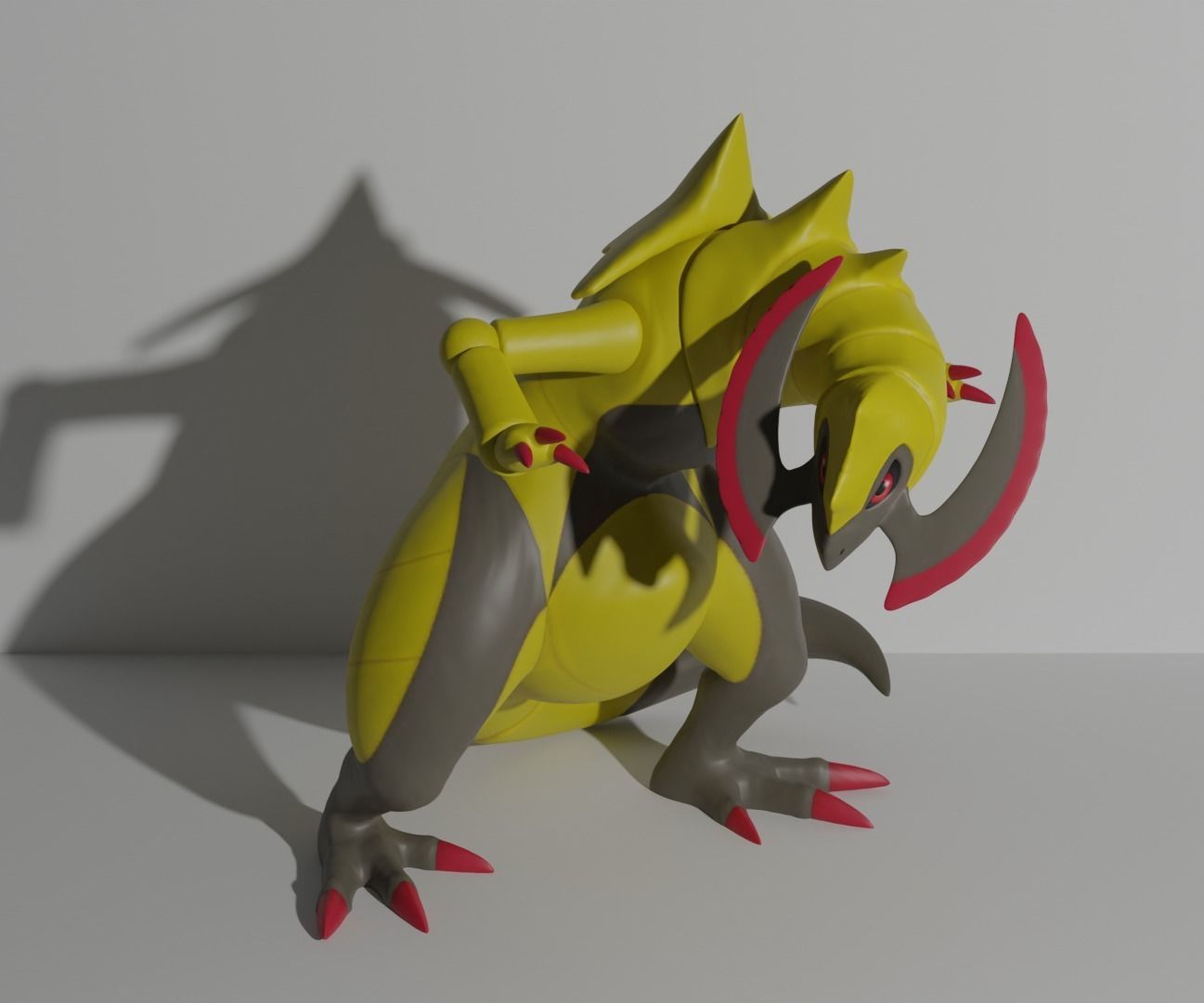 Haxorus pokemon 3D print model 3D model 3D printable | CGTrader